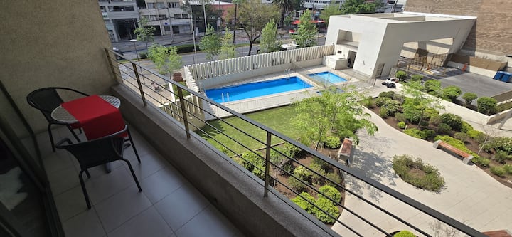 Departamento En ÑUñoa Con Piscina-mall Plaza Egaña - Santiago, Chile