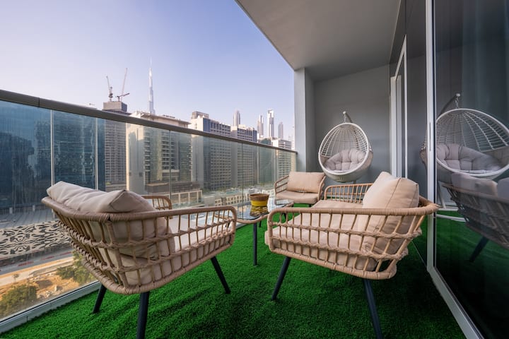 Stylish 1bdr With Burj View - Dubaï