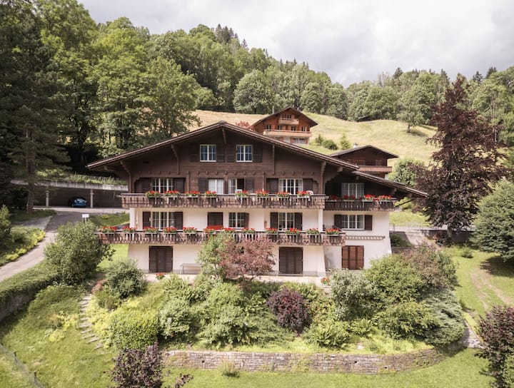 Appartement Edelweiss Décor Alpin Balcon Eiger - グリンデルヴァルト