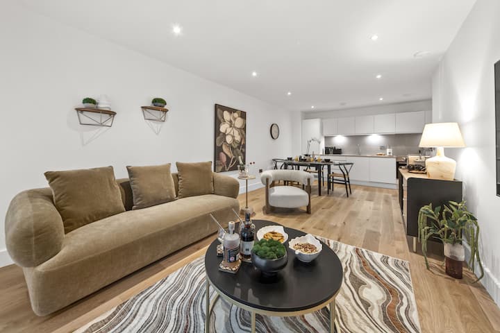 Twin & King 2-bed W/ Free Parking & Ev Charging - Harrogate