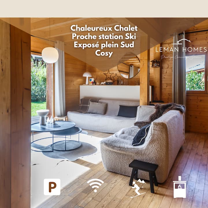 Chaleureux Chalet Moderne Proche Station Ski - Évian-les-Bains