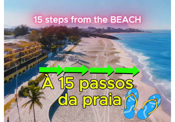 Apartamento Em Frente A Praia, Pé Na Areia. - Rio de Janeiro