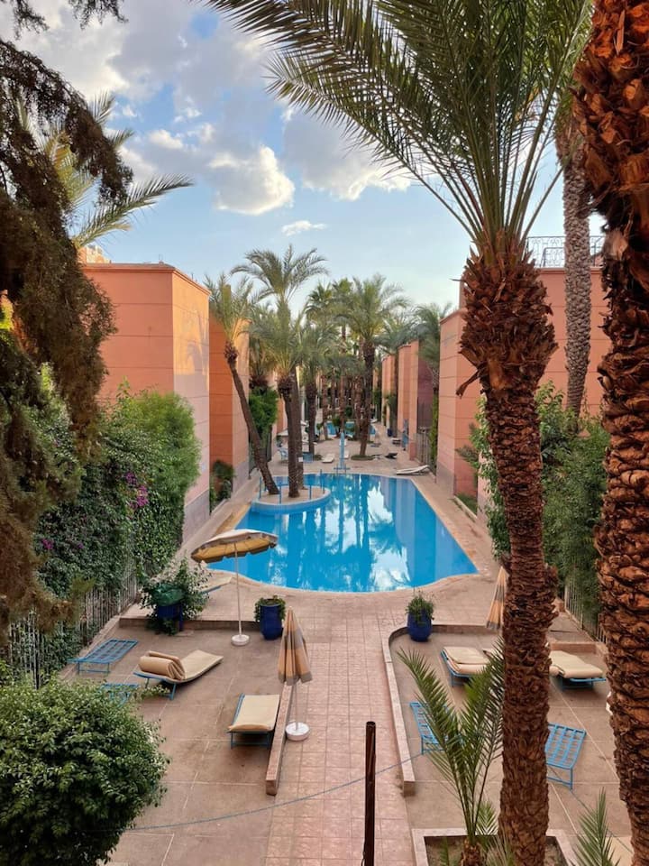 G6•5 /Cozy Flat In Gated Residence With 3 Pools - Marrakesh