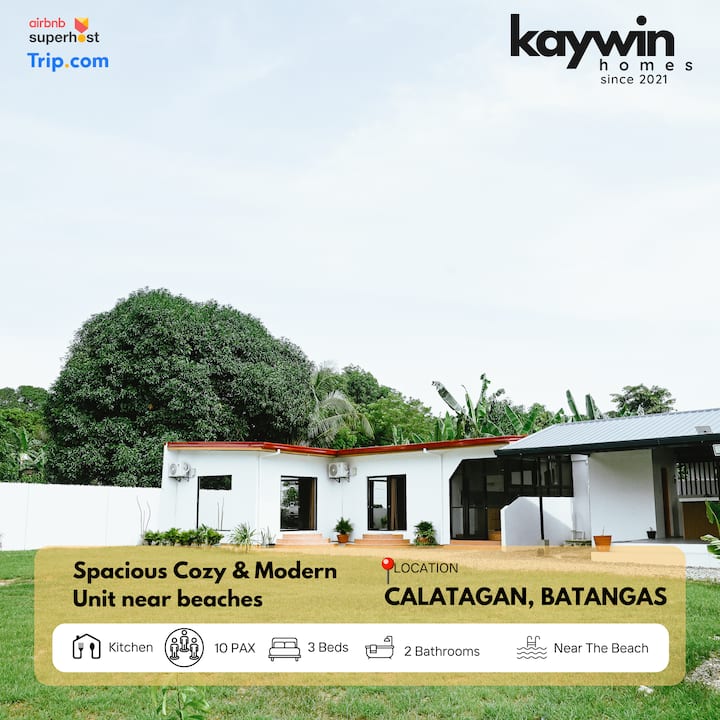 Spacious, Stylish & Modern House - Calatagan
