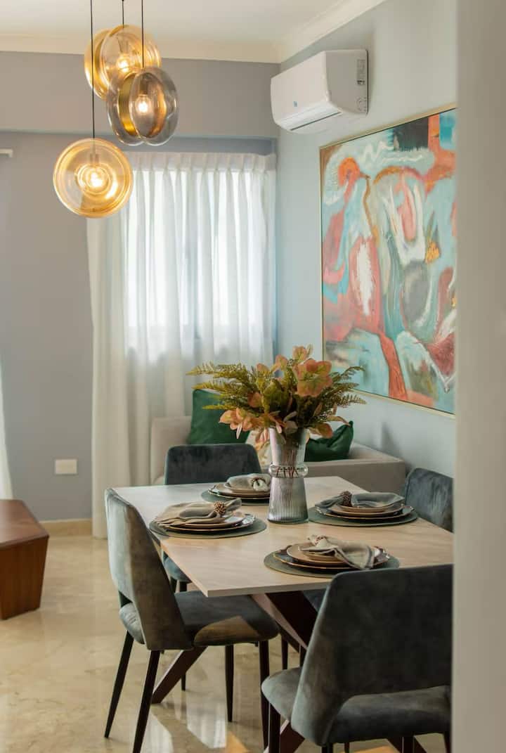 Lux Apartment/torre Catalonia Met - Santo Domingo