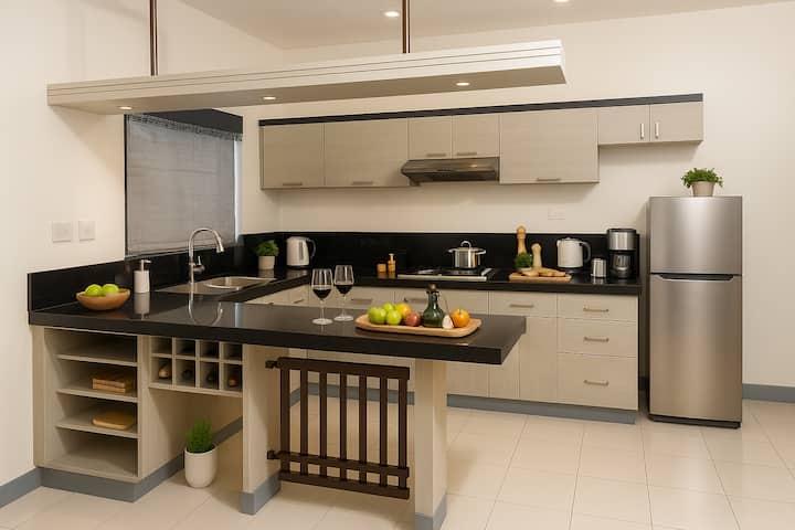 Full House -Kitchen - Wifi - With 4br Near Sm Mall - Angeles