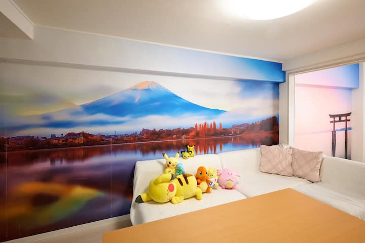 1-204渋谷から1駅|寝室2つ|ベッド5台|52㎡|駅徒歩4分 - Shibuya