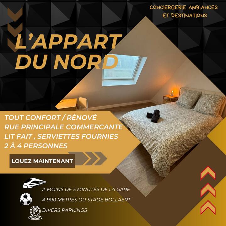 L'appart Du Nord - Hyper Centre Lens - Gare Stade - ibis Styles Lens Centre Gare