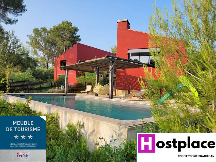 Maison 3 éToiles, Climatisée Avec Piscine - Draguignan