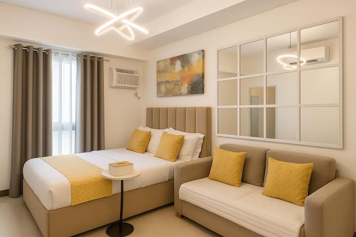 Near Mrt & Gma  Cheapest Condo Studio For Rent - Quezon City