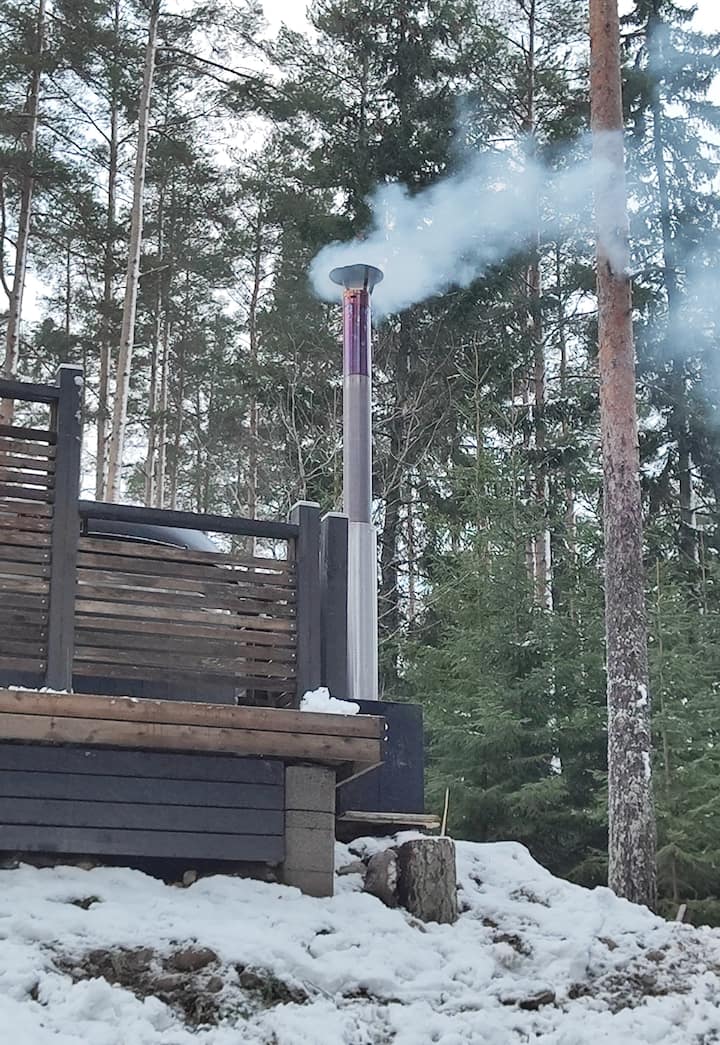 Ulkosauna Ja Palju Puilla, Sisäsauna Sähköllä! - Kanta-Häme