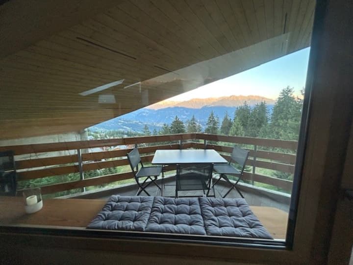 Splendide 3p. Centre Du Village, Vue Imprenable - Anzère