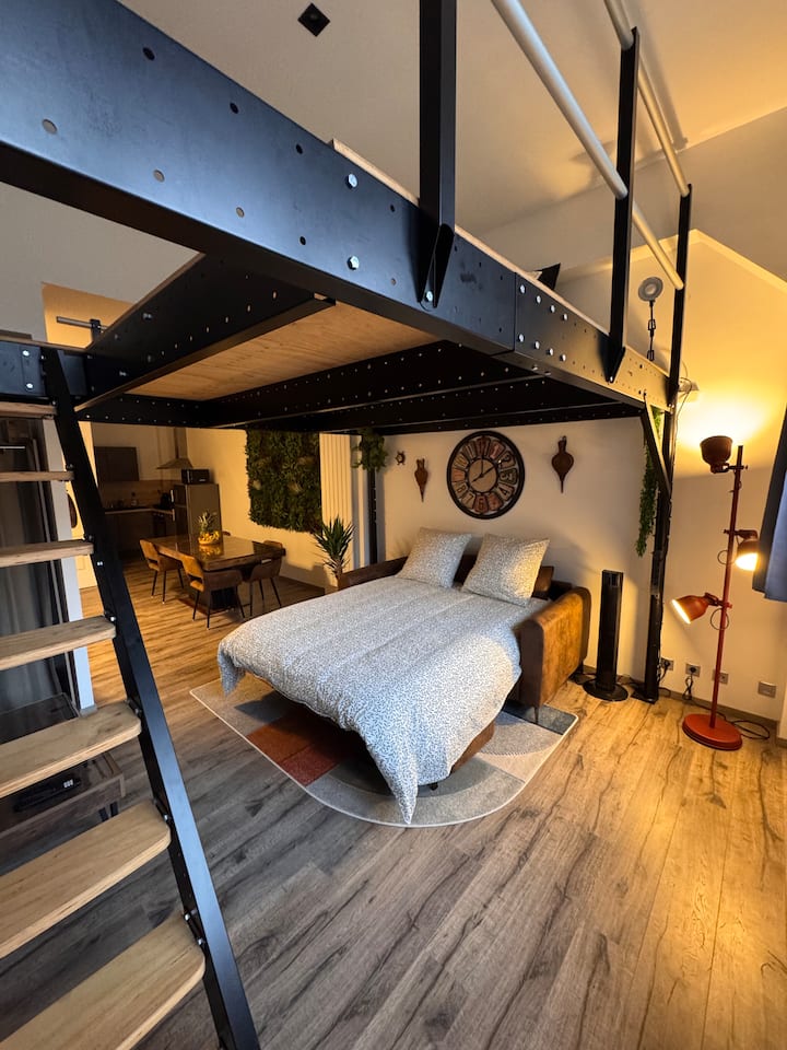 Le Brooklyn Loft - Centre Parking Privé - Troyes
