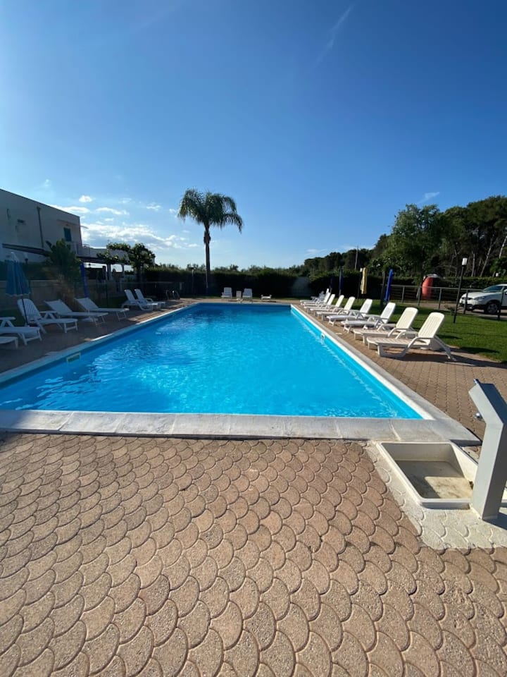 Appartamento Mari Con Piscina - Torre Lapillo