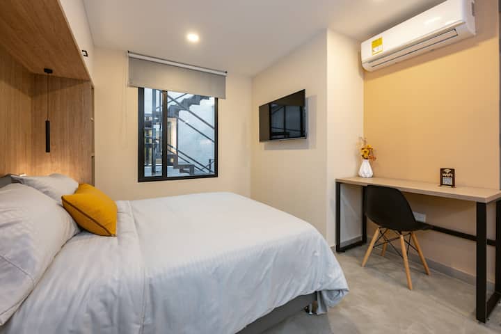 Apartaestudio Con Ac-poblado, Provenza Y El Tesoro - Medellín