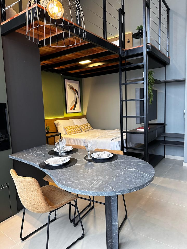 Lindo Loft, Moderno E Mobiliado Cobertura 02 - Tubarão