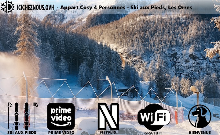 Appart Cosy 4 Personnes - Ski Aux Pieds, Les Orres - Les Orres