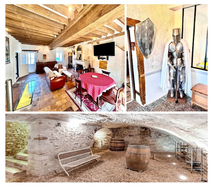 Maison D’antan, Ambiance Chevaleresque Cave Voutée - Muides-sur-Loire