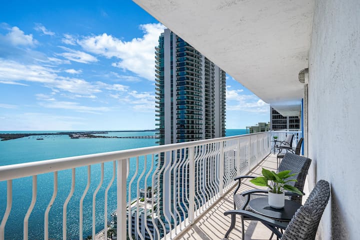 Stunning Bay View 3br - Brickell - Miami