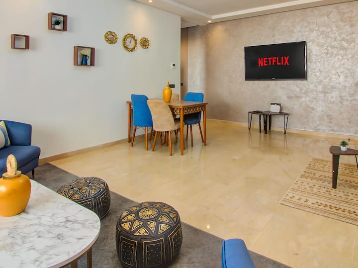 Cosy Central Flat With Pool And Patios - Agadir