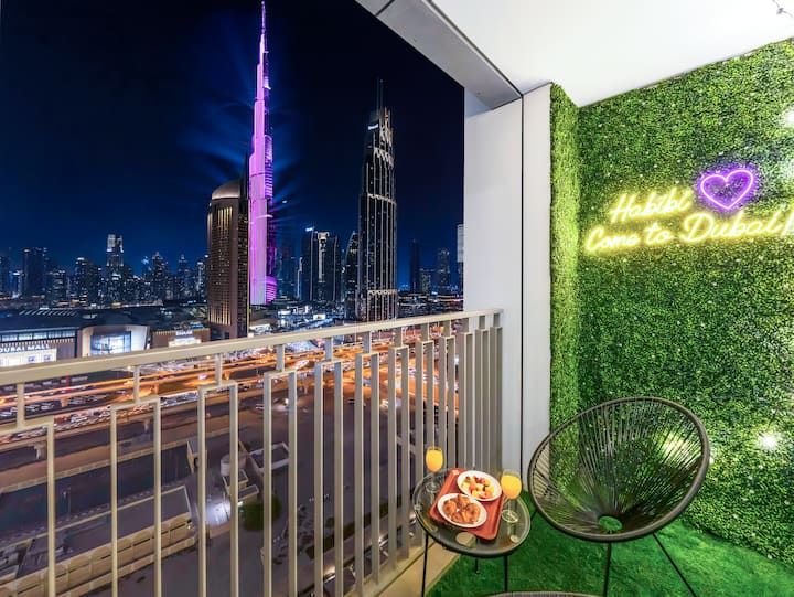 Amazing Stay Experience - Best Burj Khalifa View - Dubaï
