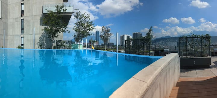 City Living In Style With Rooftop Pool & Gym - Monterrey