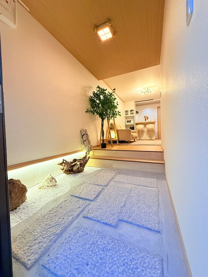 1日1組限定 ベッド5台 寝室３ 最大10人 和室 駅まで5分 大人数 Osaka 紅葉 年末年始 - Osaka