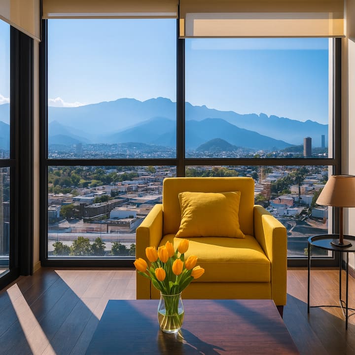 Mountain Views Rooftop Pool Gym Parking Nuevo Sur - Monterrey