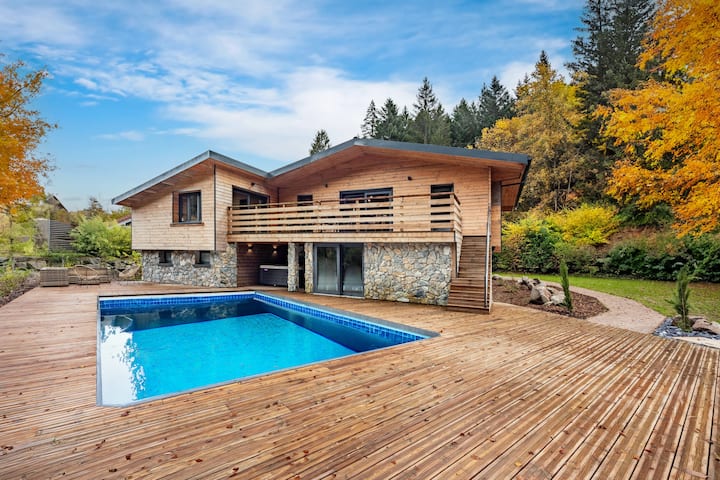 Chalet La Perle Verte, Luxe, Piscine, Spa Et Sauna - Gérardmer