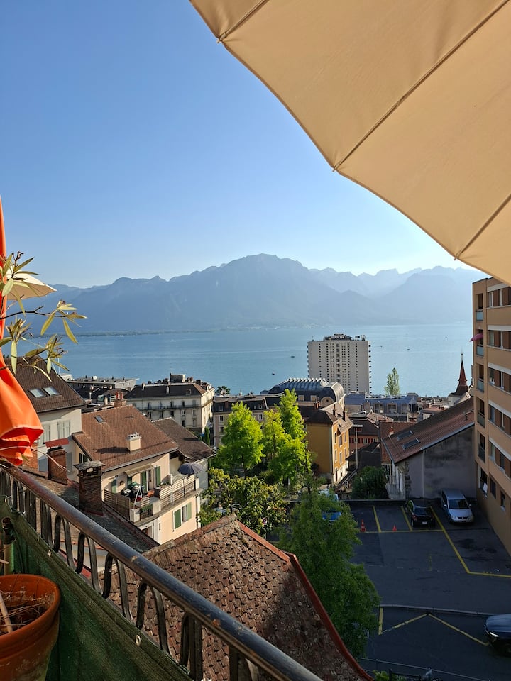 Montreux Centre, Balcon Et Vue Sur Le Lac - Canton de Vaud