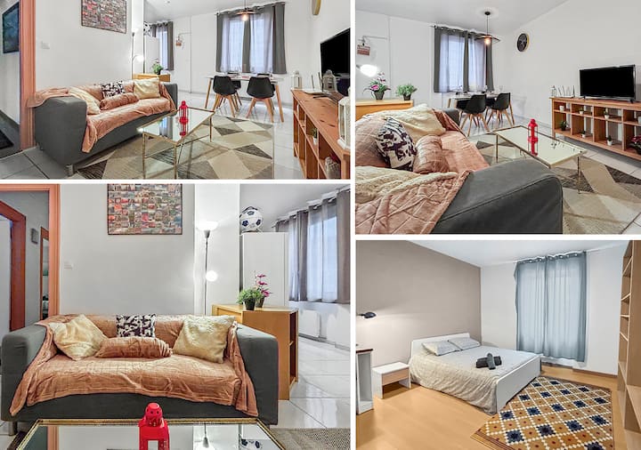Moderne Et Spacieux Avec Tv Et Cuisine éQuipée - Mulhouse