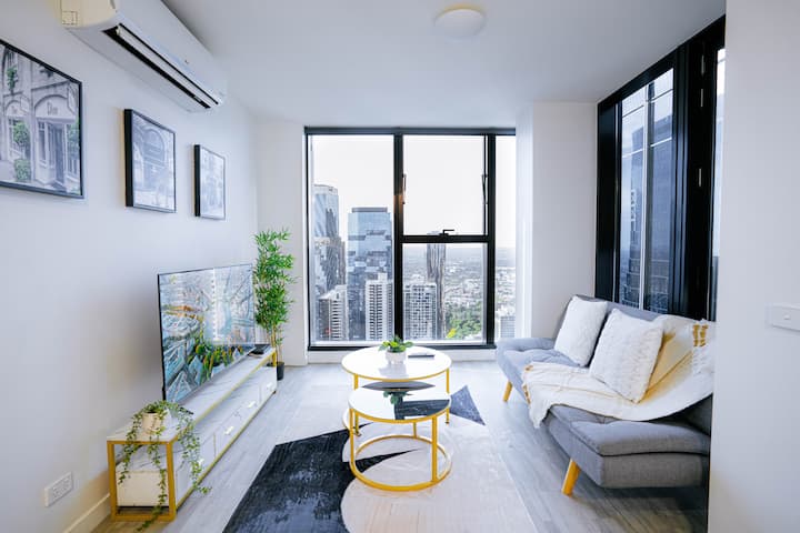 Lv61 Skyhigh Cityview Comfort Cozy 1br Retreat - Melbourne