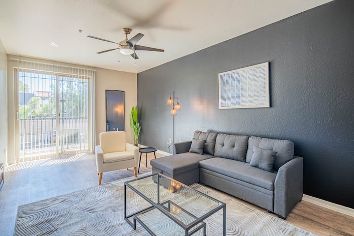 Ample 2bd | Asu+sloan Pk+w/d+parking+sleeps 8 - Tempe, AZ
