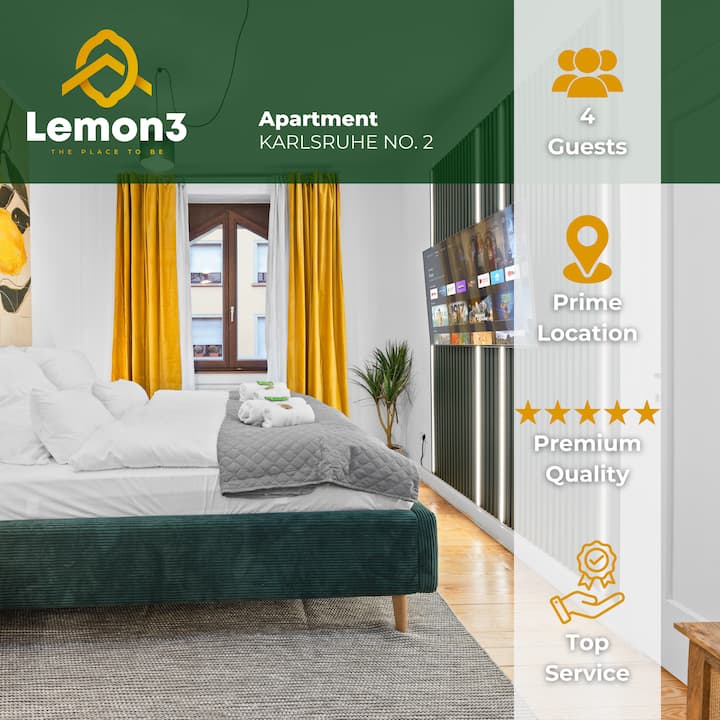 Lemon3 – Charmante Altbauwohnung Nahe Hauptbahnhof - 喀斯魯