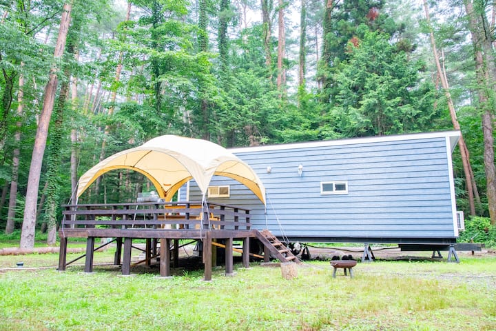 【Mt. Fuji】spacious Trailer House In Nature/4 Ppl - 富士山