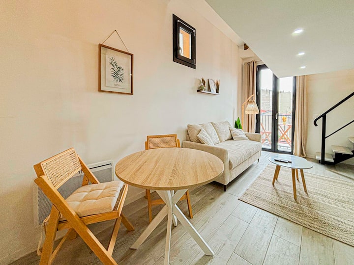 Cocooning Urbain - Parking, Wifi, 2pers, Ac - Nice