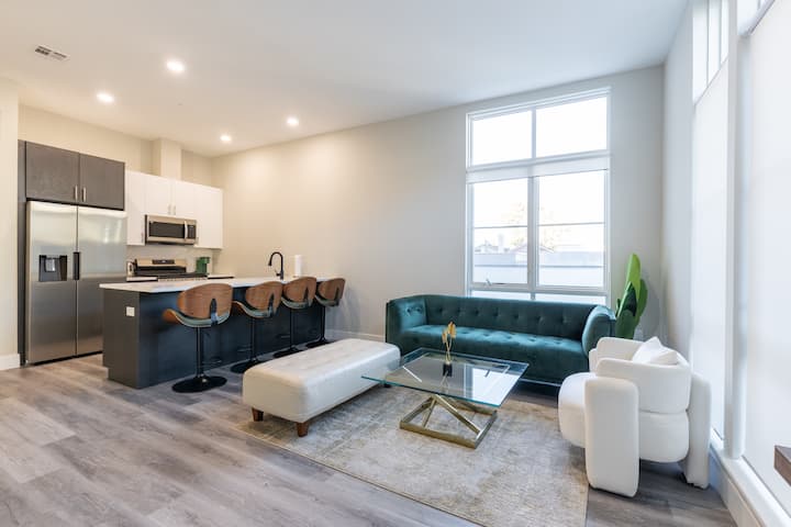 Grand Apt Mins Tonyc Wrooftop & Privateparking - Jersey City, NJ