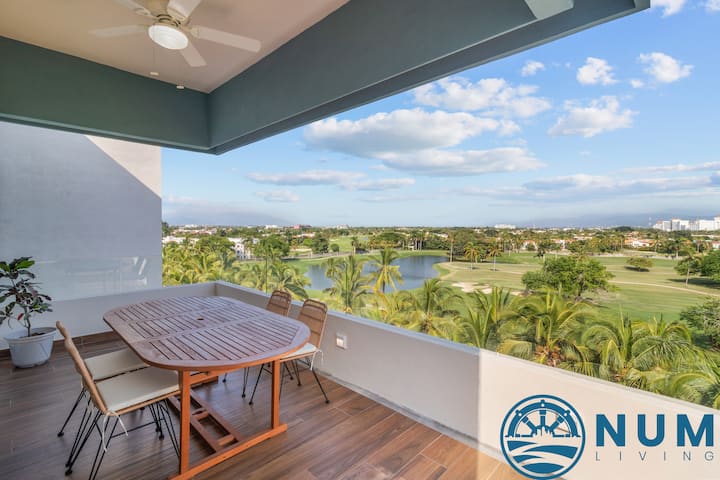 Ph Con Vista Al Campo De Golf - Nuevo Vallarta