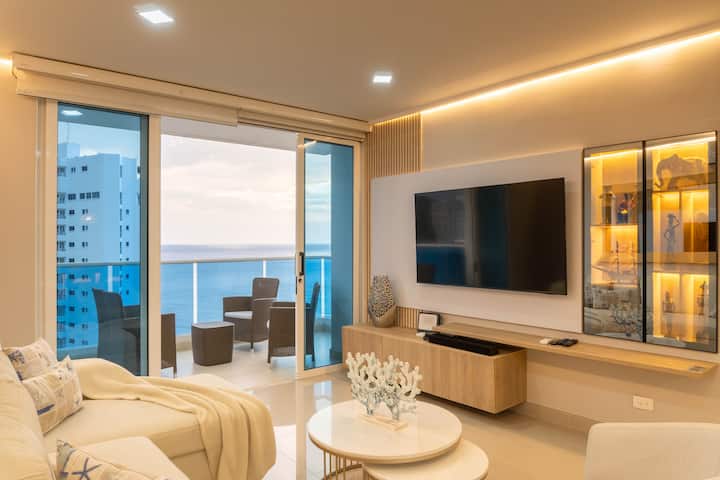 Luxury Club De Playa+piscina+vista Al Mar+jacuzzi - Santa Marta