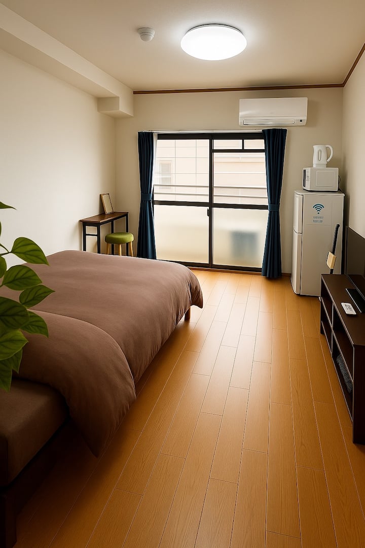 駅から徒歩7分 福岡空港からバスで30分 Free Wi-fi 太宰府天満宮も徒歩15分 - 太宰府市