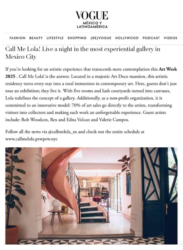 Wake Up In An Art Gallery / Luxury Vacation Home - Mexico City