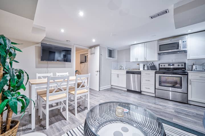 Queen West 1 Bdrm Lower Level Suite - Toronto