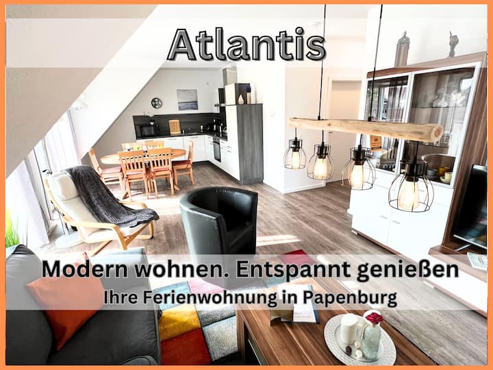 Fewo "Atlantis" Papenburg 2sz Ebk Wifi Balkon - Papenburg