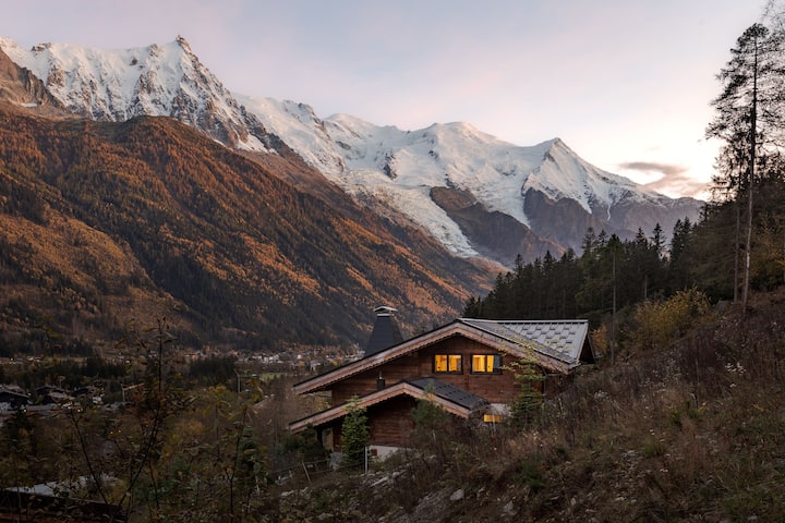 Chalet 300m2 | Sauna | Jacuzzi | Vues 180° | Calme - Les Houches