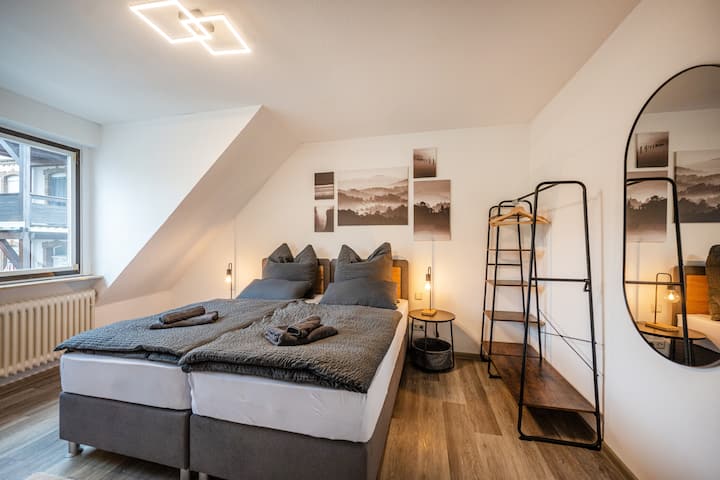 Upper Rhine View Oasis | 2 Bedrooms | Balcony - Koblenz