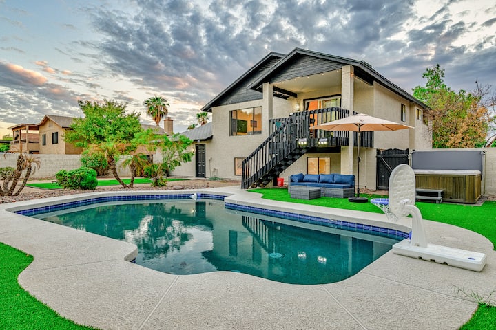 Pool I Hot Tub I Game Room I Western I Lux Home - Mesa, AZ