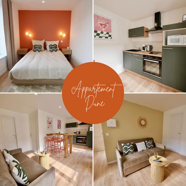 Appart Dune 35m² - Centre Ville - 4 Personnes - Carentan