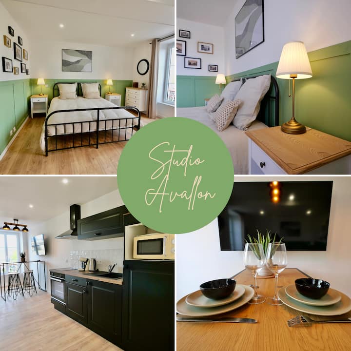 Studio Avallon 25m²- Centre Ville - Carentan