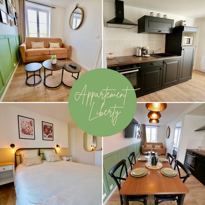 Appart Liberty 35m²-centre Ville - 4 Personnes - Carentan