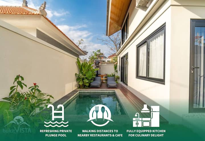 Echoes Of Calm: Ungasan Villa With Plunge Pool - Jimbaran